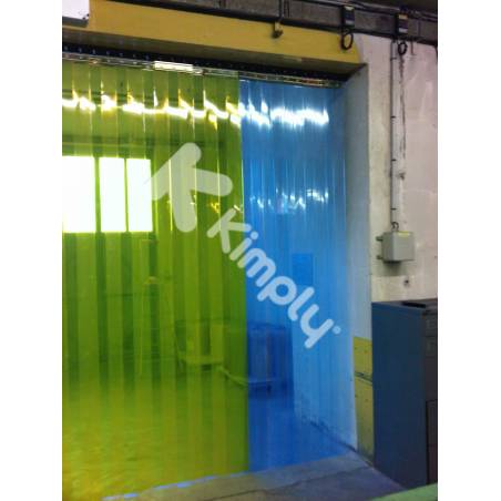 Lanières transparentes de couleurs - PVC - Kimply
