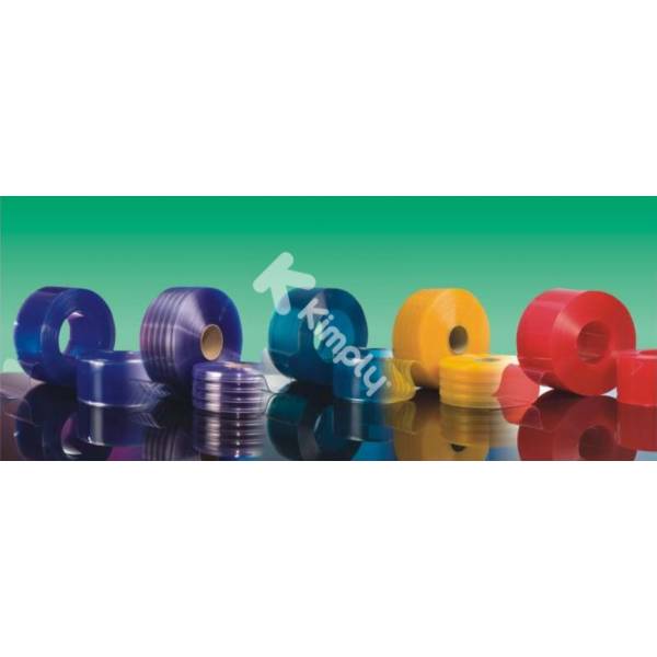 Lanières transparentes de couleurs - PVC - Kimply